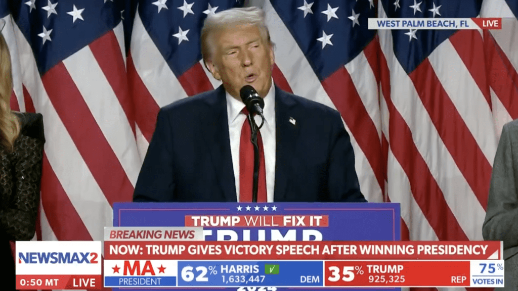Trump Maintains God "Spared" His Life For A "Reason" In Victory Speech ...