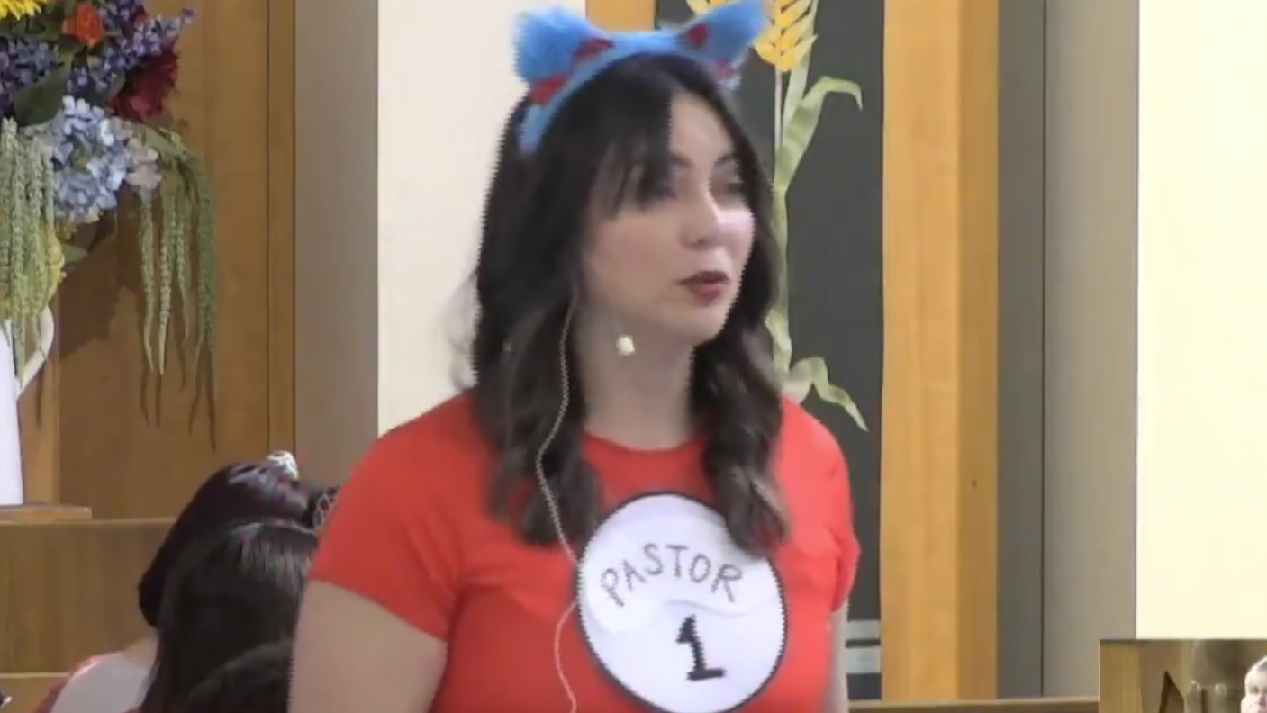 [WATCH] Woke Pastor In Cat Costume Advocates For Gun Control From The ...