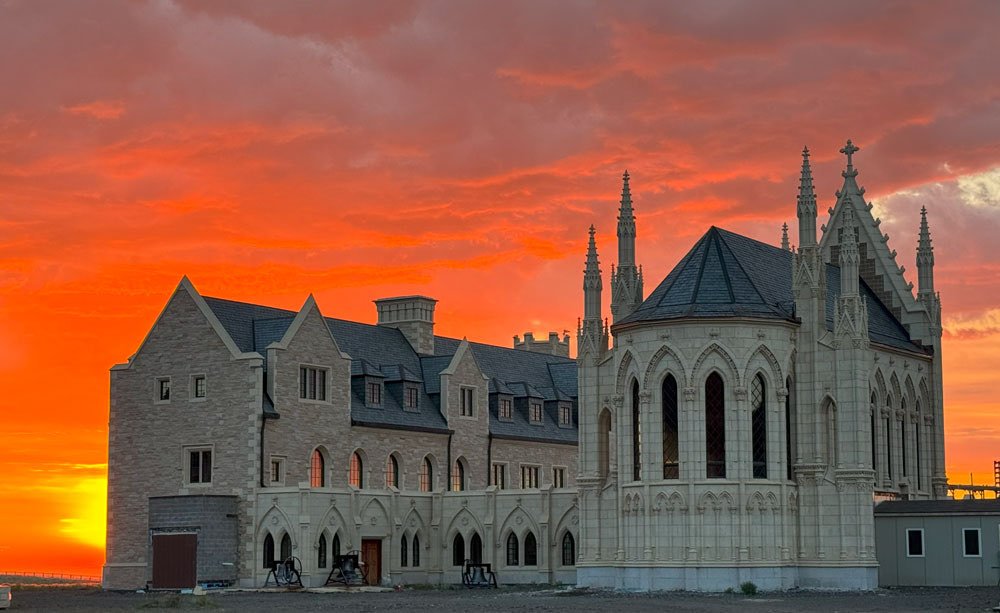 Wyoming Monks Nearing Completion On Awe-Inspiring Gothic Monastery In ...